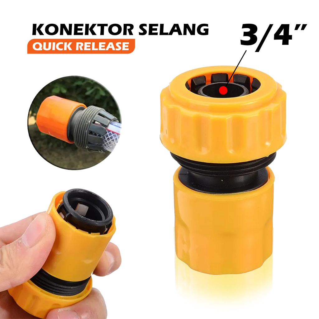 Jual Quick Release 16 mm / Faucet Hose Konektor Klik Sambungan Selang 3 ...