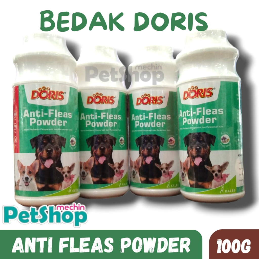 Jual Bedak Doris Anti Fleas Powder / Bedak Doris Kutu Untuk Anjing 100g ...