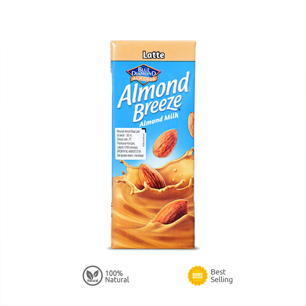 Jual Blue Diamond Almond Breeze Milk Latte 180 ml (Almond Breeze) | Shopee Indonesia