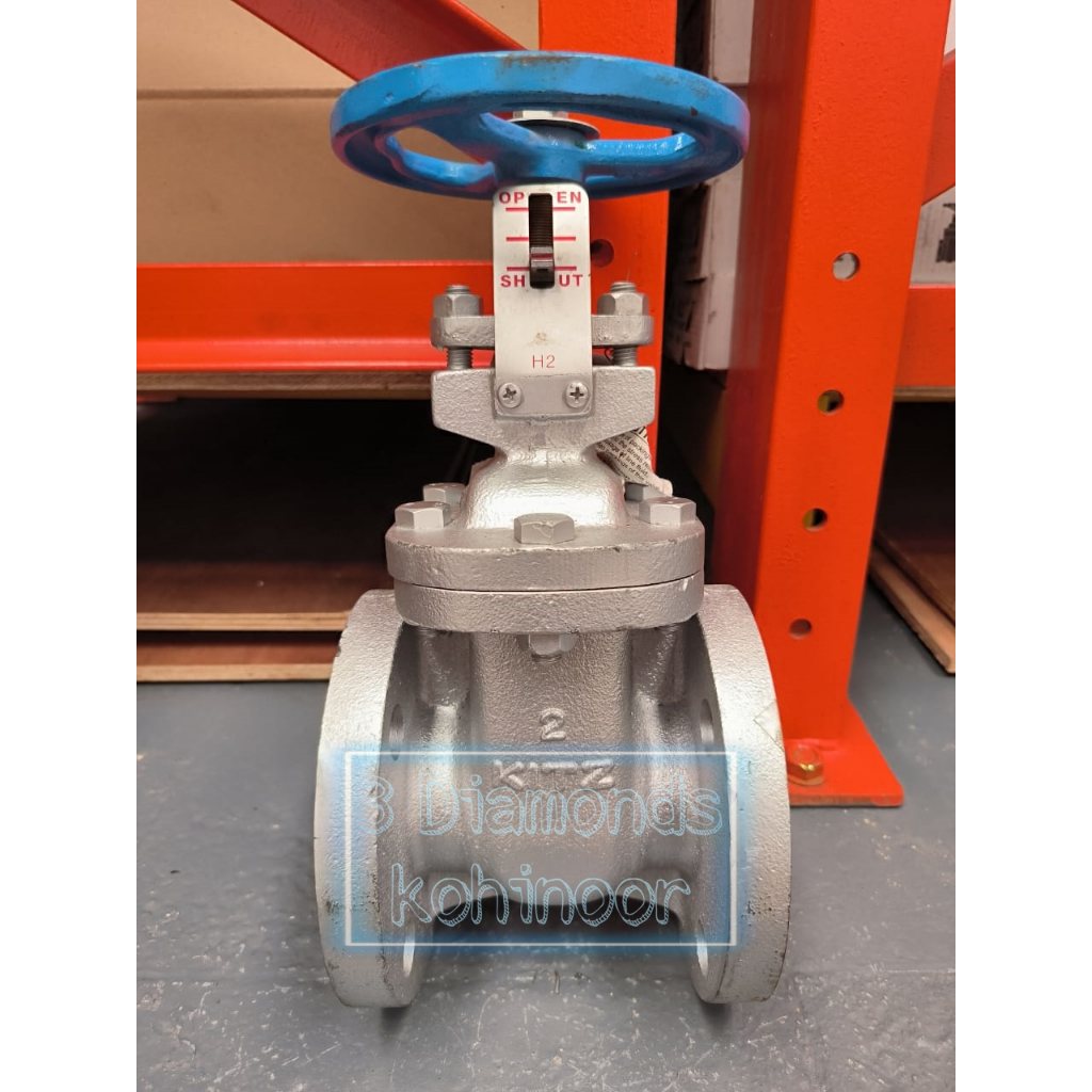 Jual GATE VALVE KITZ CAST IRON FLANGE JIS10K FIG. FCHI 6" | Shopee ...