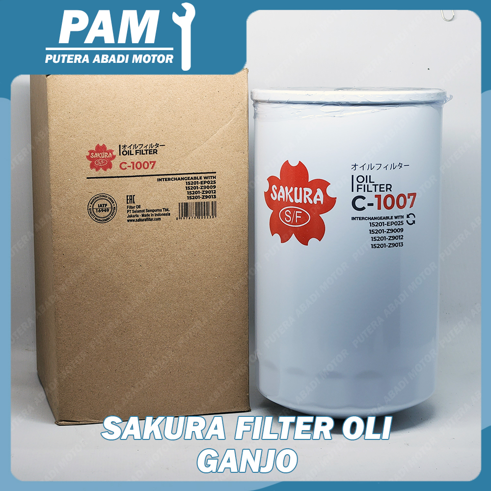 Jual Filter Oli Ganjo FM517 / 6D16T tipe C-1007 C 1007 Sakura | Shopee ...