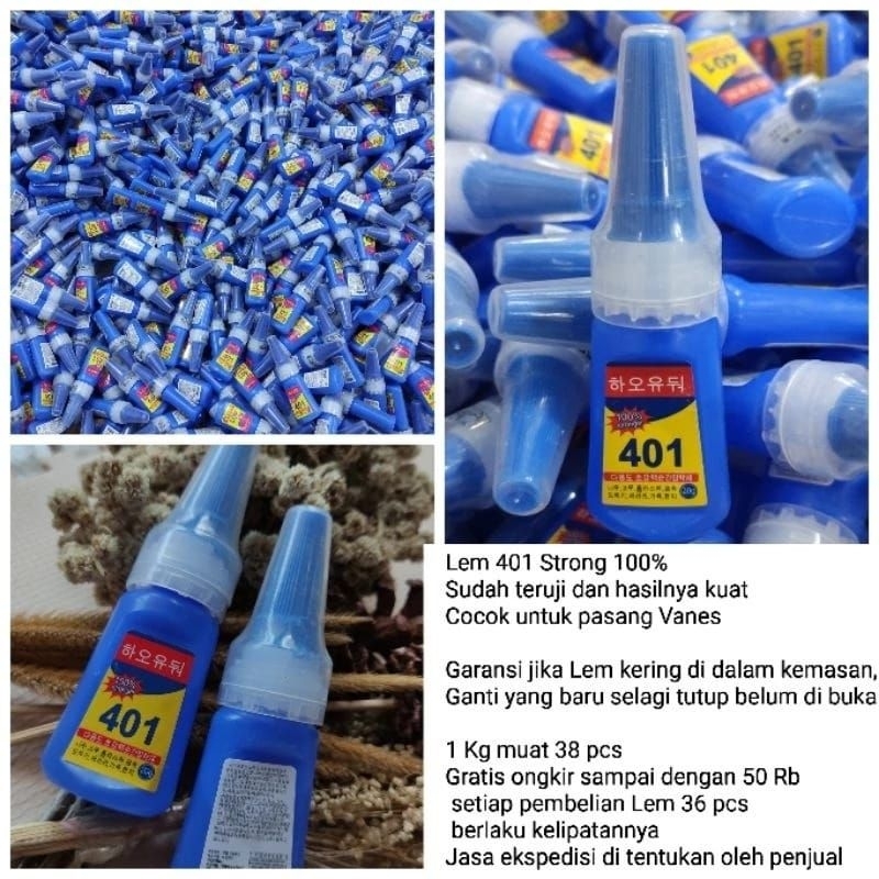 Jual Lem 401 strong 100% / Lem untuk Busur dan point | Shopee Indonesia