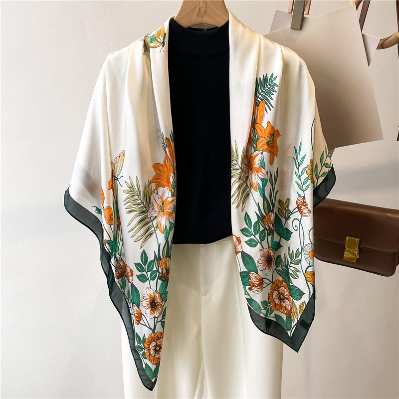 Jual Rachel Printed Smooth Neck Scarf | Shopee Indonesia