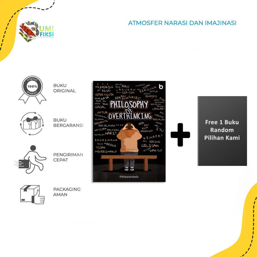 Jual Buku Pengembangan Diri - Philosophy Of Overthinking - Binararutala ...