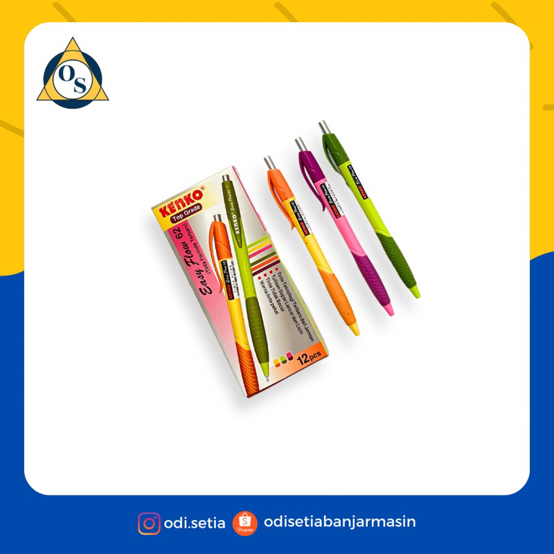 Jual PULPEN KENKO EASY FLOW 62 HITAM | Shopee Indonesia