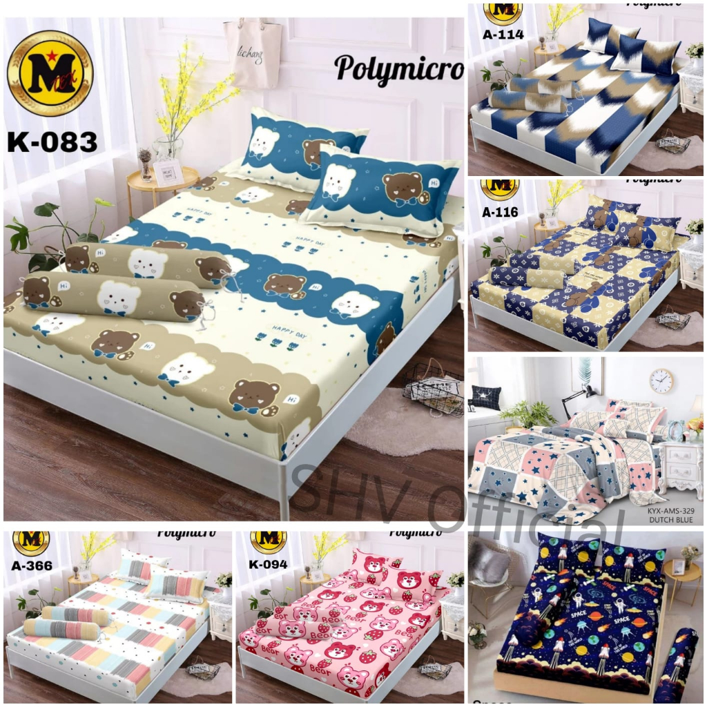 Jual sprei karakter lucu 180x200 160x200 120x200 (beli 1 free sarban ...