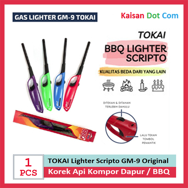 Jual TOKAI Lighter Scripto GM-9 Original ( Korek Api Kompor Dapur / BBQ ...