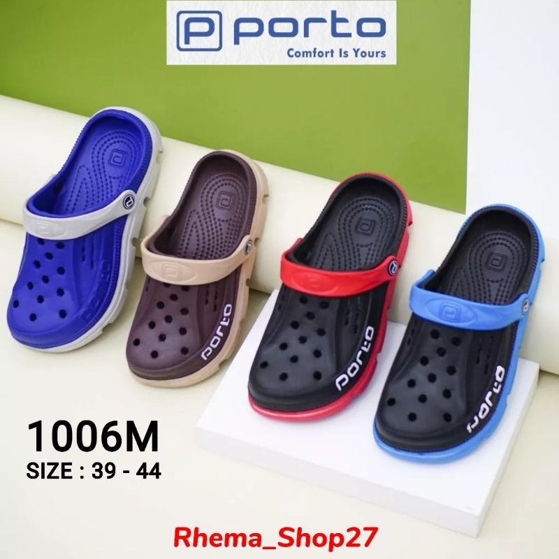 Jual PORTO 1006M #TERBARU Sandal Baim | Sandal Bakpao Pria Wanita Porto 39-44 | Shopee Indonesia