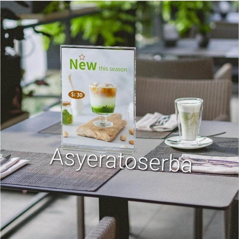 Jual Bingkai Menu, Qris, Frame Modern A4 | Shopee Indonesia