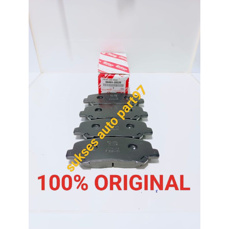 Jual brake pad kampas rem depan Toyota Alphard Vellfire ANH20 2008-2015 Estima original | Shopee ...