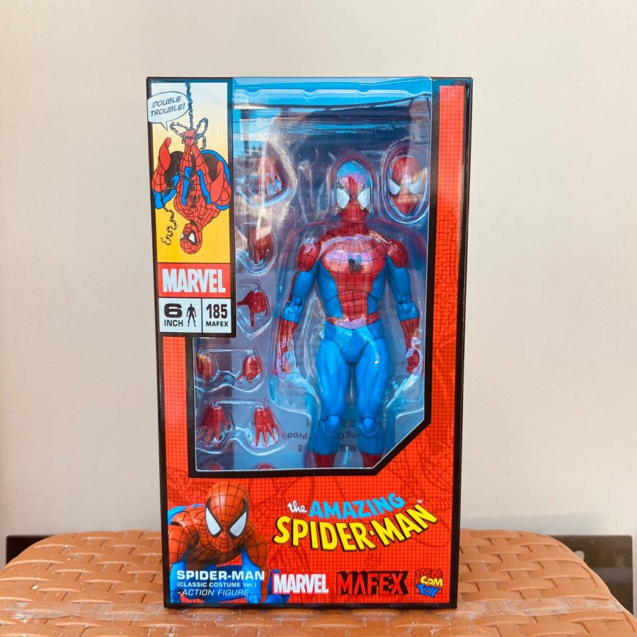 Jual Mafex No. 185 Spider-Man Classic Costume Ver. | Shopee Indonesia