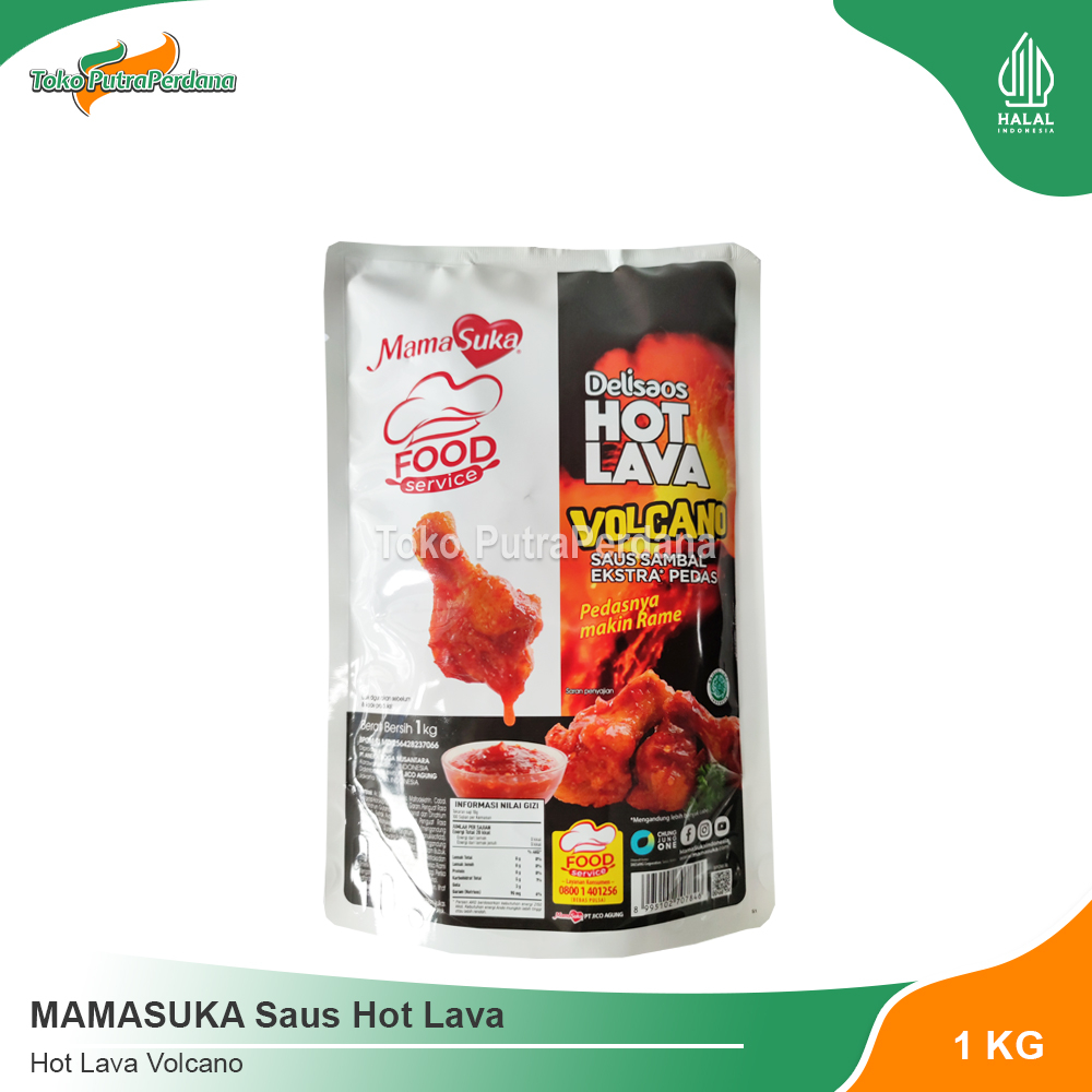 Jual MAMASUKA Saos/Saus Hot Lava 1kg (Pouch) | Shopee Indonesia