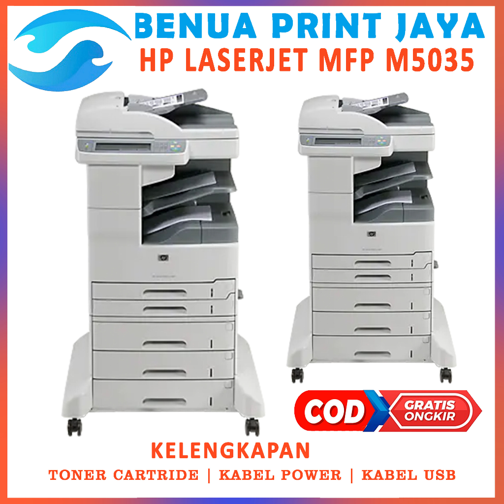 Jual printer hp LaserJet m5035 MFP Foto Copy A3 murah dan bergaransi ...