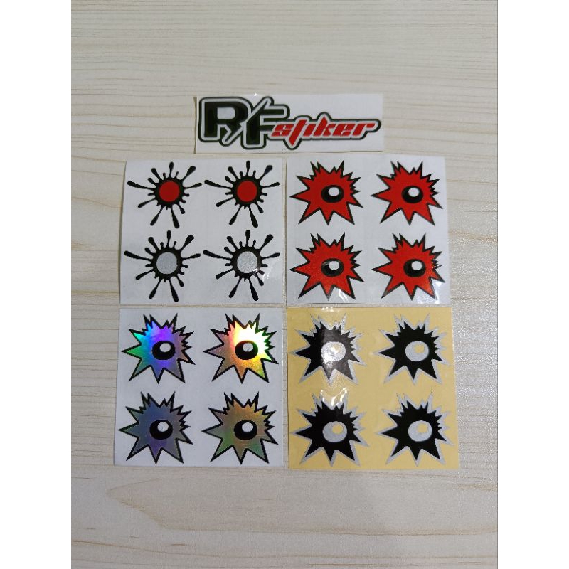 Jual Stiker sticker bercak peluru stiker cutting | Shopee Indonesia