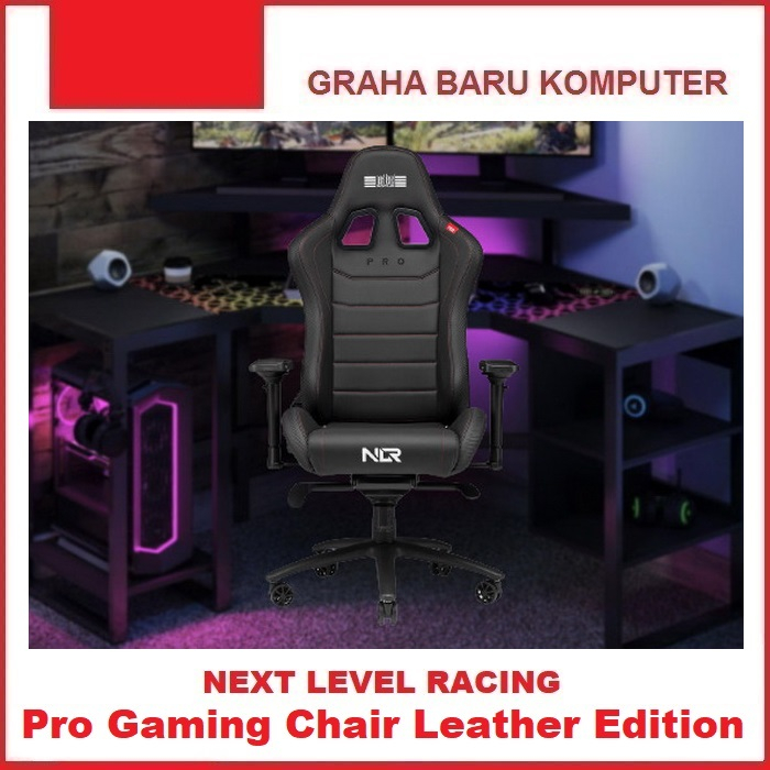 Jual Next Level Racing Pro Gaming Chair Black Leather Edition Kursi ...