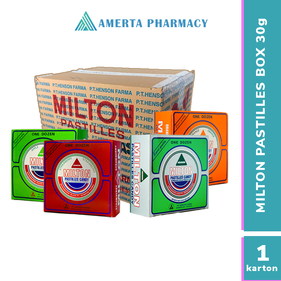 Jual Permen MILTON PASTILLES kaleng 30gr Karton Isi 24 Box | Shopee ...