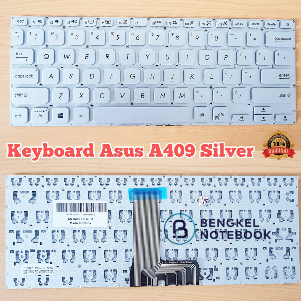 Jual Keyboard Asus Vivobook A1400 A1400E A1400AE A409 X409B X409F X409L ...