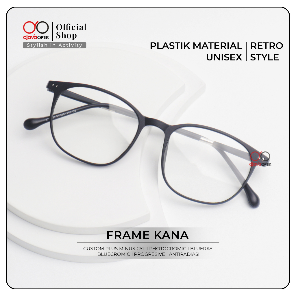 Jual DJAVA OPTIK - Frame Kana - Kacamata Korea Photocromic Unisex Antiradiasi Photocromic ...