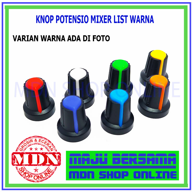 Jual knop kenop potensio list warna mixer | Shopee Indonesia