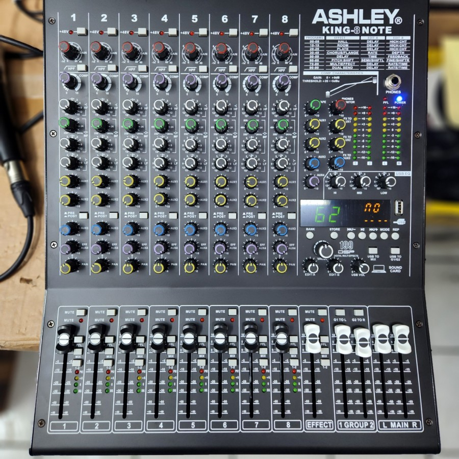 Jual Mixer Ashley King8 Note/ King 8 Note Original 8 Channel New Model ...