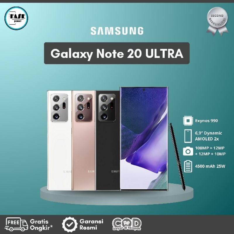 Jual Samsung Galaxy Note 20 Ultra 256GB Resmi Sein Second Bekas Note20 | Shopee Indonesia