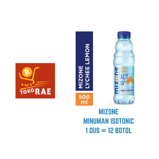 Jual MIZONE ACTIV MINUMAN ISOTONIC LYCHEE LEMON 500ML | Shopee Indonesia