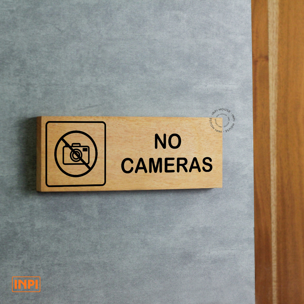 Jual no camera signage - papan tanda dilarang memotret - no cameras ...