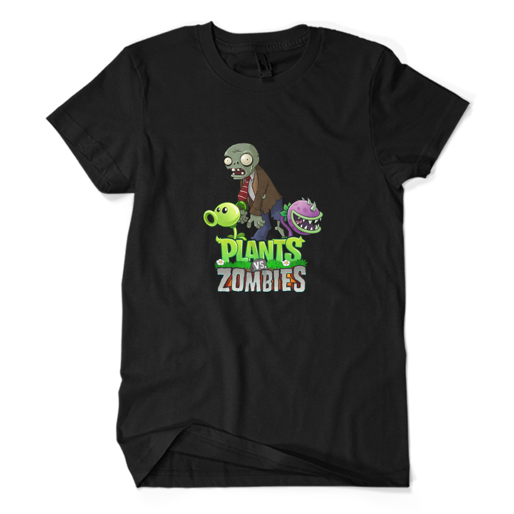 Jual Kaos Pria Premium PLANTS VS ZOMBIES - Baju Game Gamer Gaming ...