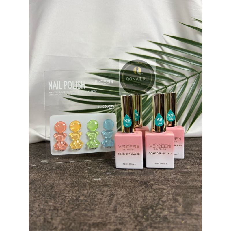 Jual SET VENDENNI 4COLORS PASTEL FREE DISPLAY KUTEK WARNA | Shopee Indonesia