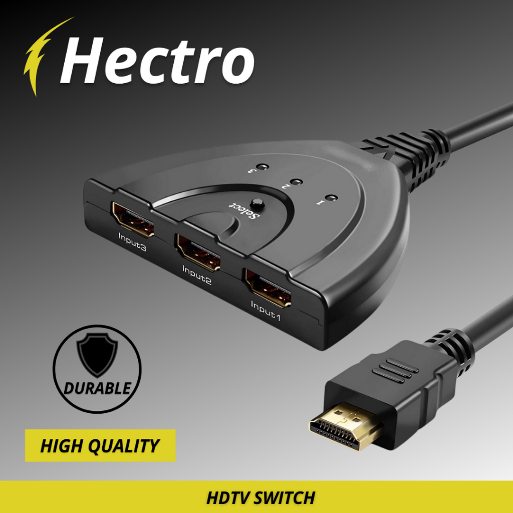 Jual HECTRO HDTV SWITCH 3 PORT 3 INPUT 1 OUTPUT HDTV SWITCHER KABEL 3 ...