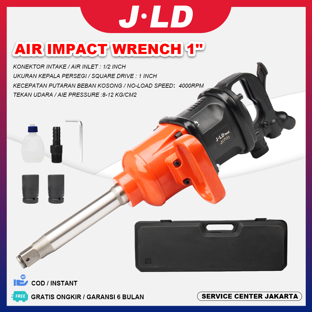 Jual JLD Air impact Wrench 1" Mesin Impact Wrench 3800N.M Alat Pembuka ...