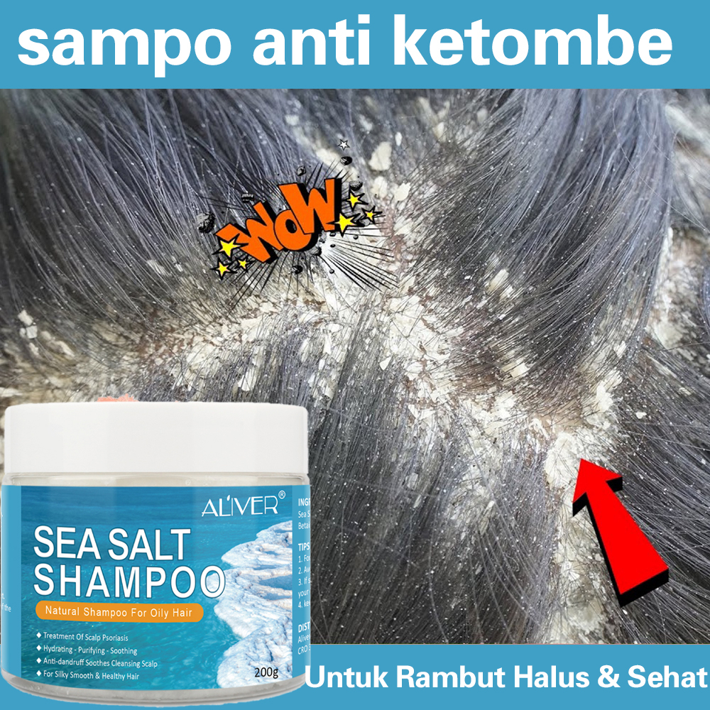 Jual SEA SALT Sampo Sampo Anti Ketombe 250ml Shampo Ketombe Anti Ketombe Dan Gatal Sampo Garam ...
