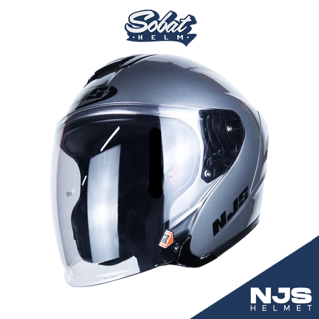 Jual Helm NJS KAIROZ SOLID Helm Half Face SNI | Shopee Indonesia