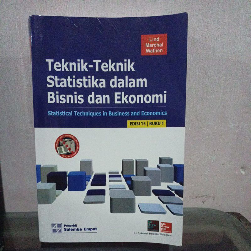 Jual buku 1 teknik-teknik statistika dalam bisnis dan ekonomi lind ...
