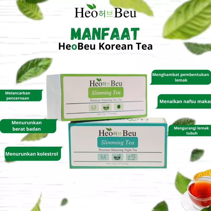 Jual [COD] Tea Heo Beu Slimming Teh Herbal Diet Pelangsing Badan ...