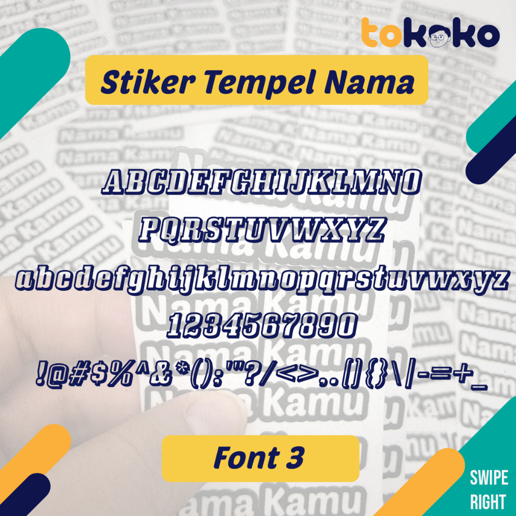 Jual Stiker Buku Nama Tempel isi 65 pcs Label Nama Anak Waterproof Tahan Air Stiker Pensil Warna ...