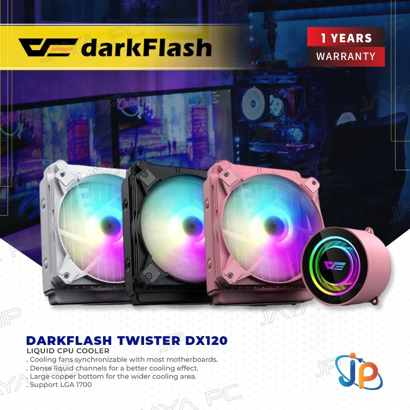 Jual darkFlash Twister DX120 ARGB - Liquid CPU Cooler Fan 120mm ...