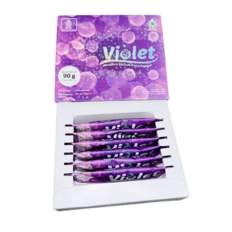 Jual Violet Collagen Gluta Drink for Whitening and Anti Aging 90 gram ...