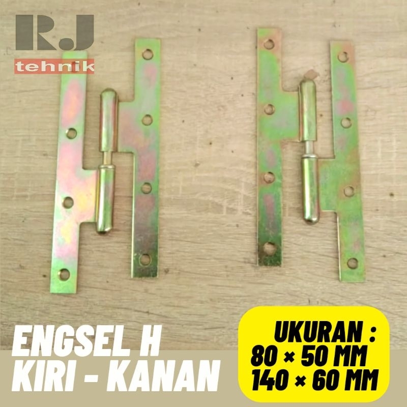 Jual Engsel H Tebal Pintu Jendela Cabut Copot Kiri Kanan Set 80 × 50 mm ...