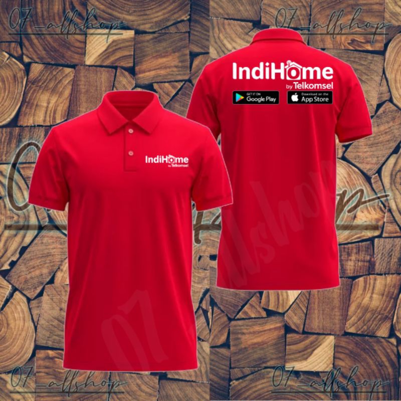 Jual Polo Shirt Tshirt Baju Kerah Distro INDIHOME TELKOM INDONESIA ...
