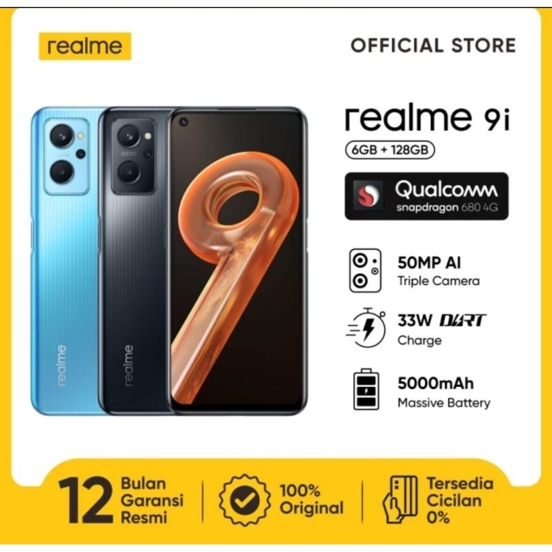 Jual Realme 9i Ram 6/128GB - Garansi Resmi 1 tahun (Segel pabrik ...