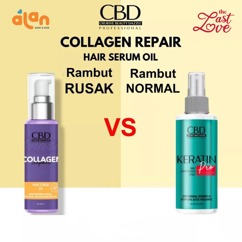 Jual Last Love CBD Collagen Repair Hair Serum Oil 100ml - Treatment ...