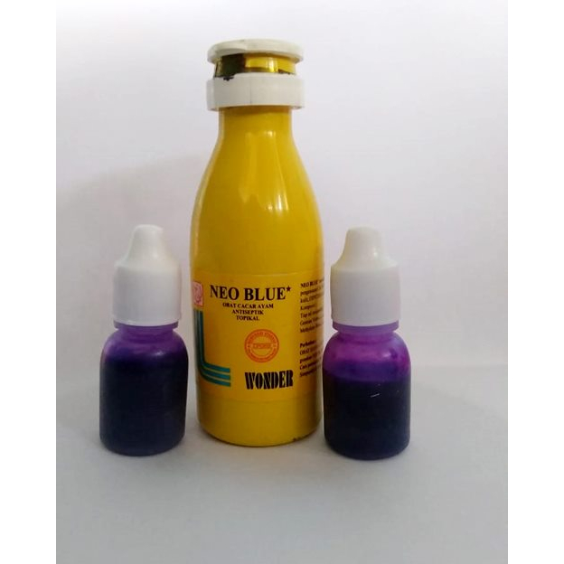 Jual 10ml neoblue repack , luka ayam , obat luka kulit ayam , antiseptik aym , antiseptik kult ...