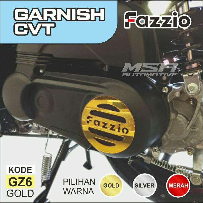 Jual COD - COVER CVT YAMAHA FAZZIO - GARNISH CVT MOTOR FAZZIO | Shopee ...