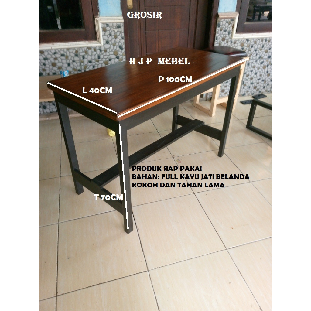 Jual GROSIR meja komputer meja kerja meja kayu jati belanda siap pakai ...