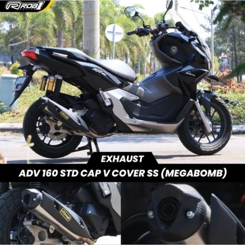 Jual Knalpot ROB1 Honda ADV 150 ADV 160 adv150 adv160 Cap V Standart Standart Racing | Shopee ...