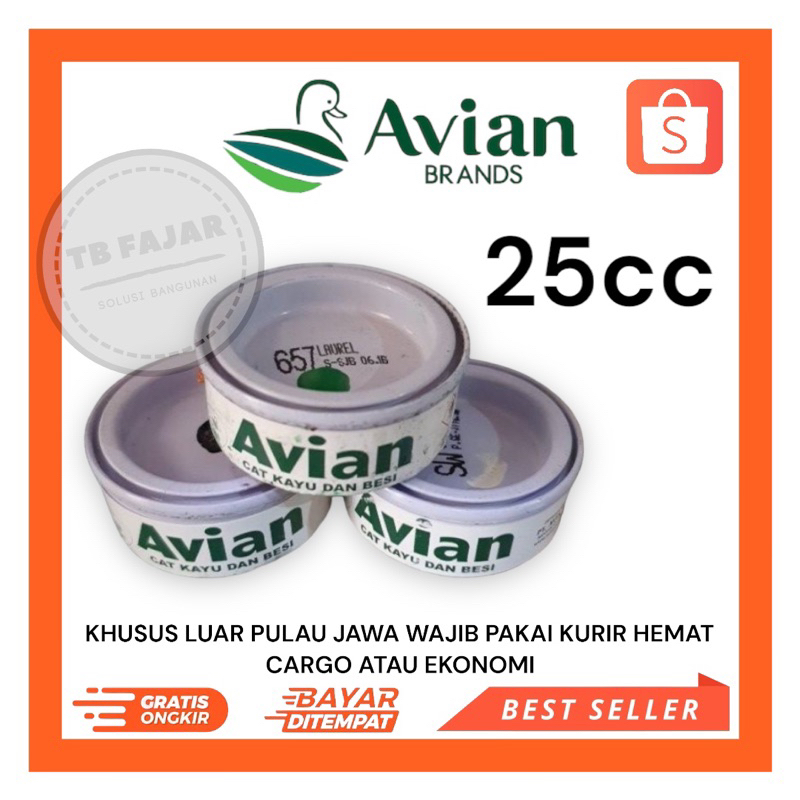 Jual Cat Besi Avian 25cc / Cat Kayu / Cat Minyak / Cat Avian High Gloss ...