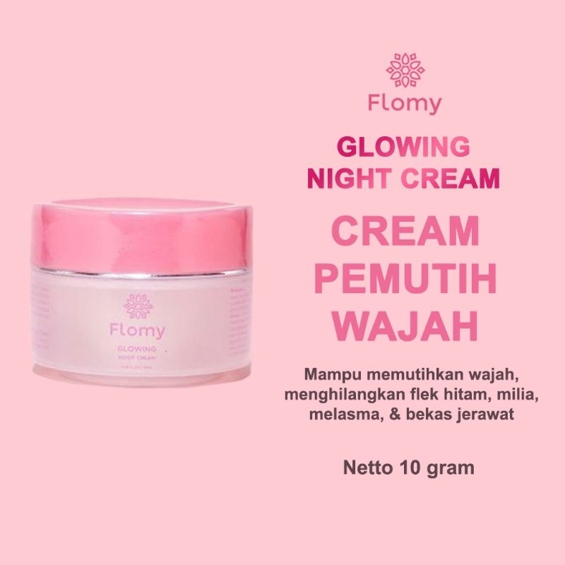 Jual Flomy Glowing Night Cream | Night Cream | Cream Malam Flek BPOM ...