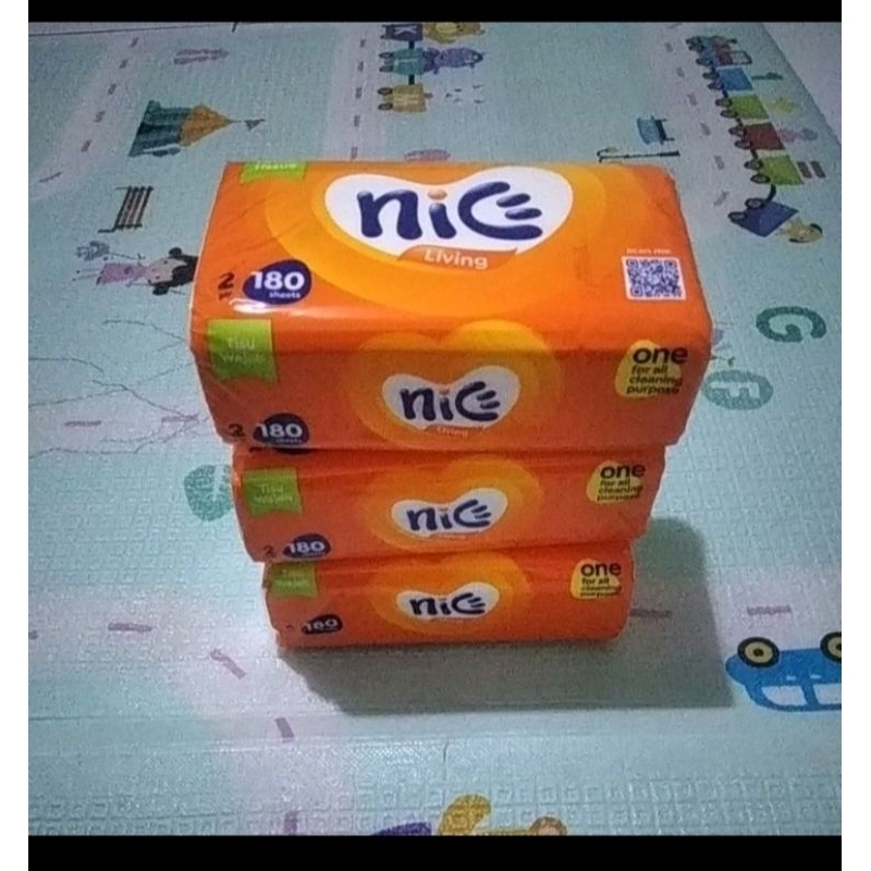 Jual TlSU TlSSUE NlCE 180 sheet 2ply paket 3 & 6 pack | Shopee Indonesia