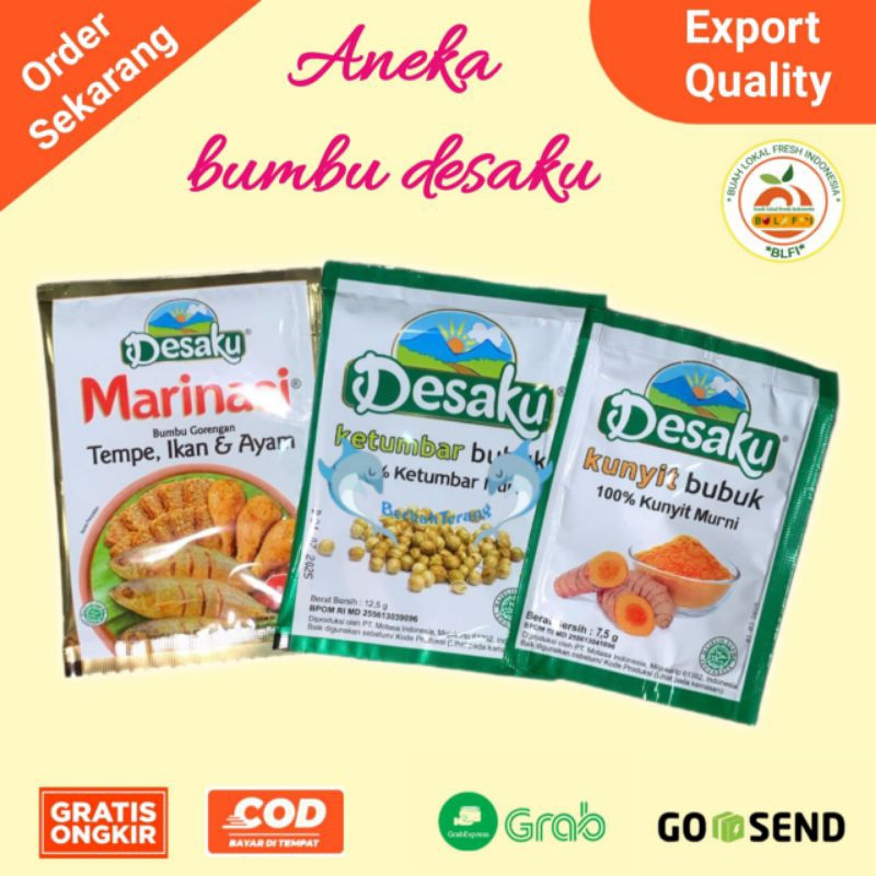 Jual ANEKA BUMBU INSTAN DESAKU SATU SACHET ( 15gr ) | Shopee Indonesia